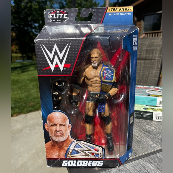 WWE | Toys | Nib Wwf Elite Goldberg Wrestling Action Figure | Poshmark